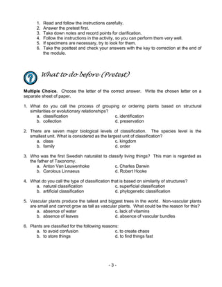 Biology m16 diversity of plants | PDF