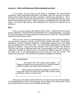 Biology m18 animals with backbones | PDF