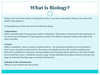 Biology made simple | PPTX