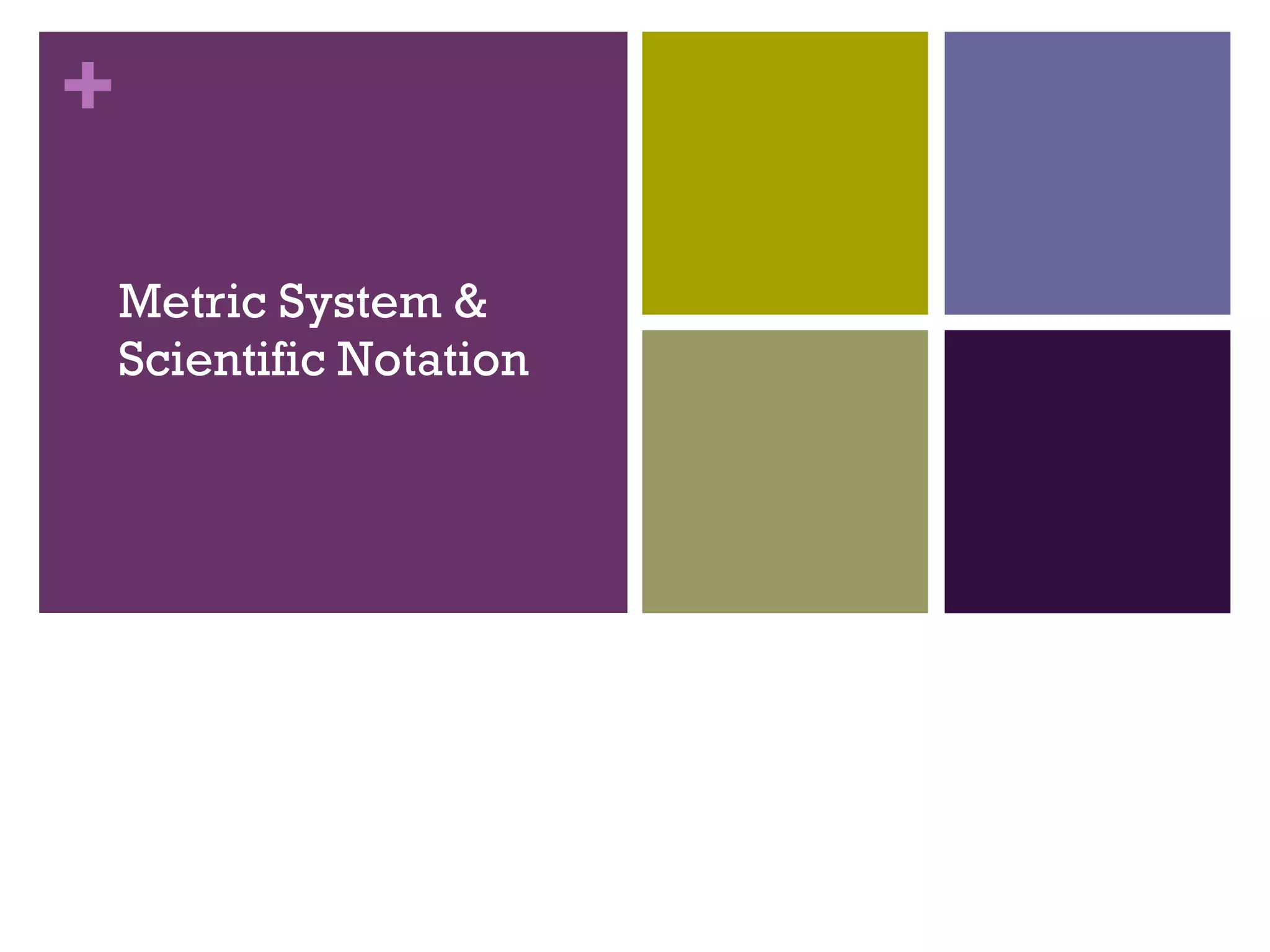 Biology metricsystemscientificnotation | PPT
