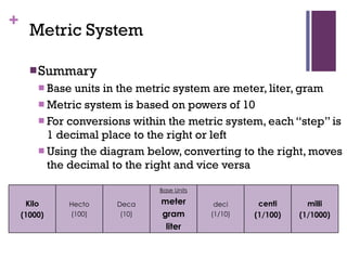 Biology metricsystemscientificnotation | PPT