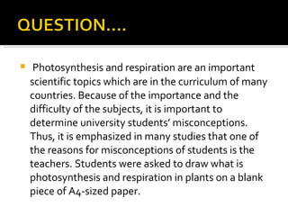 Biology misconception | PPT