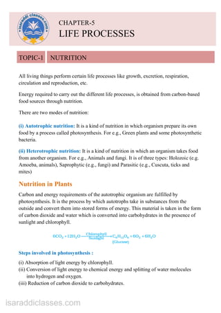 BIOLOGY Notes class 10 cbse science notes | PDF