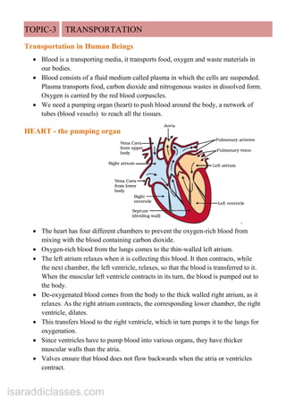 BIOLOGY Notes class 10 cbse science notes | PDF