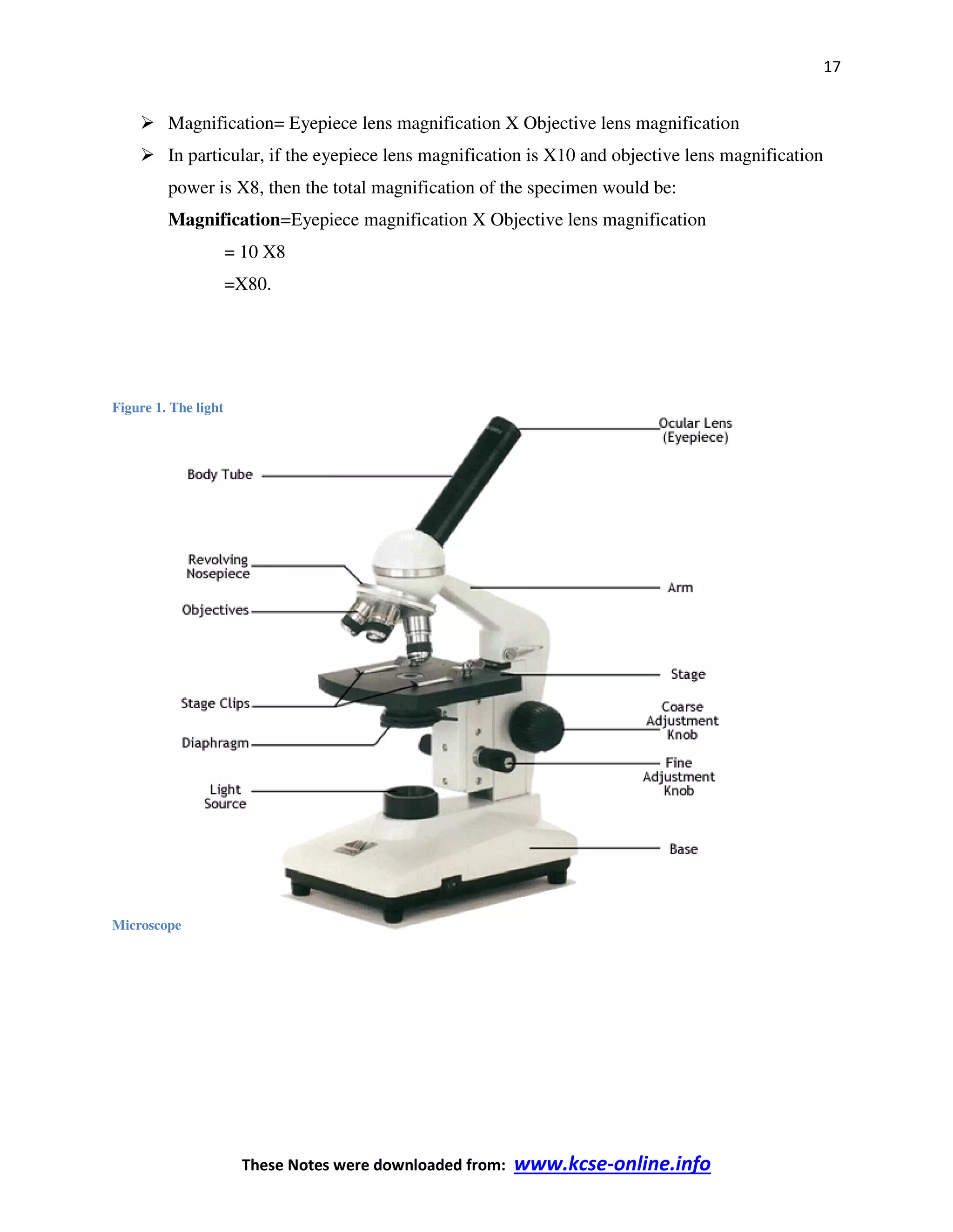 Biology notes form 1 | PDF