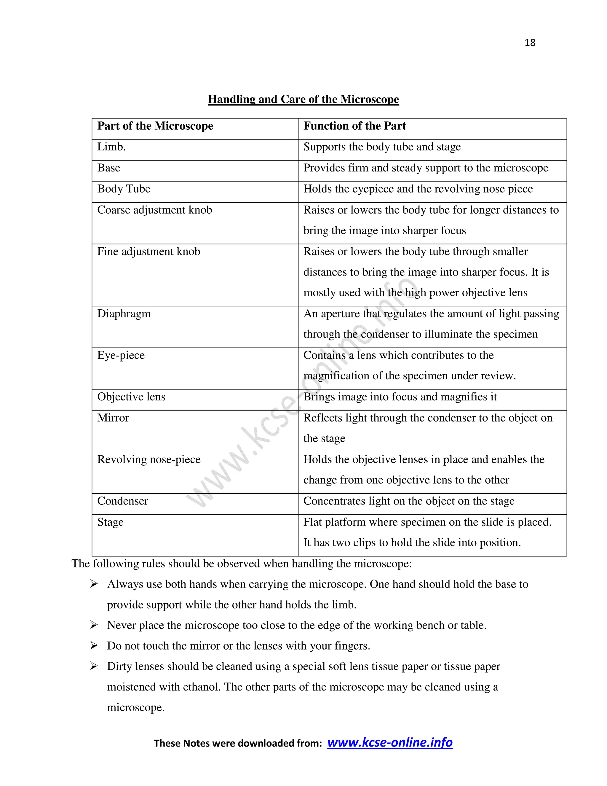 Biology notes form 1 | PDF