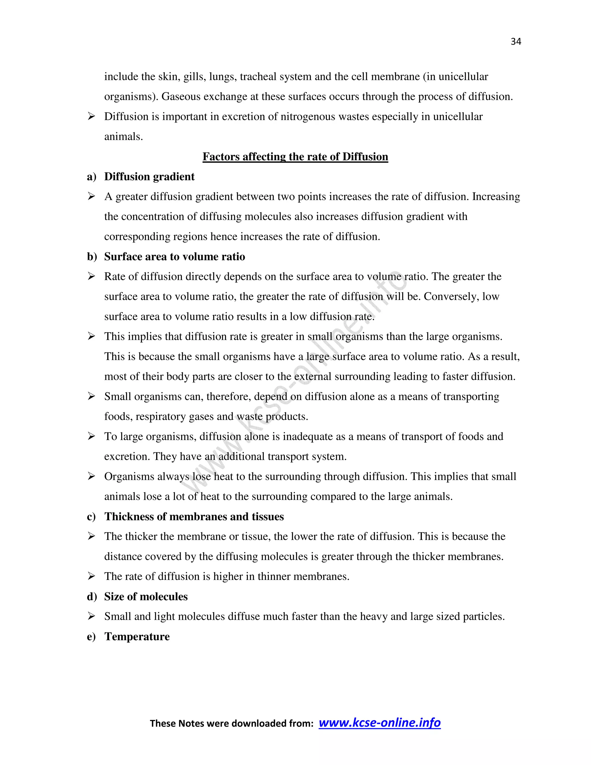 Biology notes form 1 | PDF