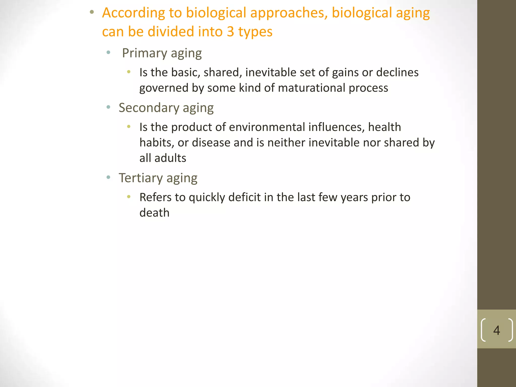 Biology of Aging | PPT