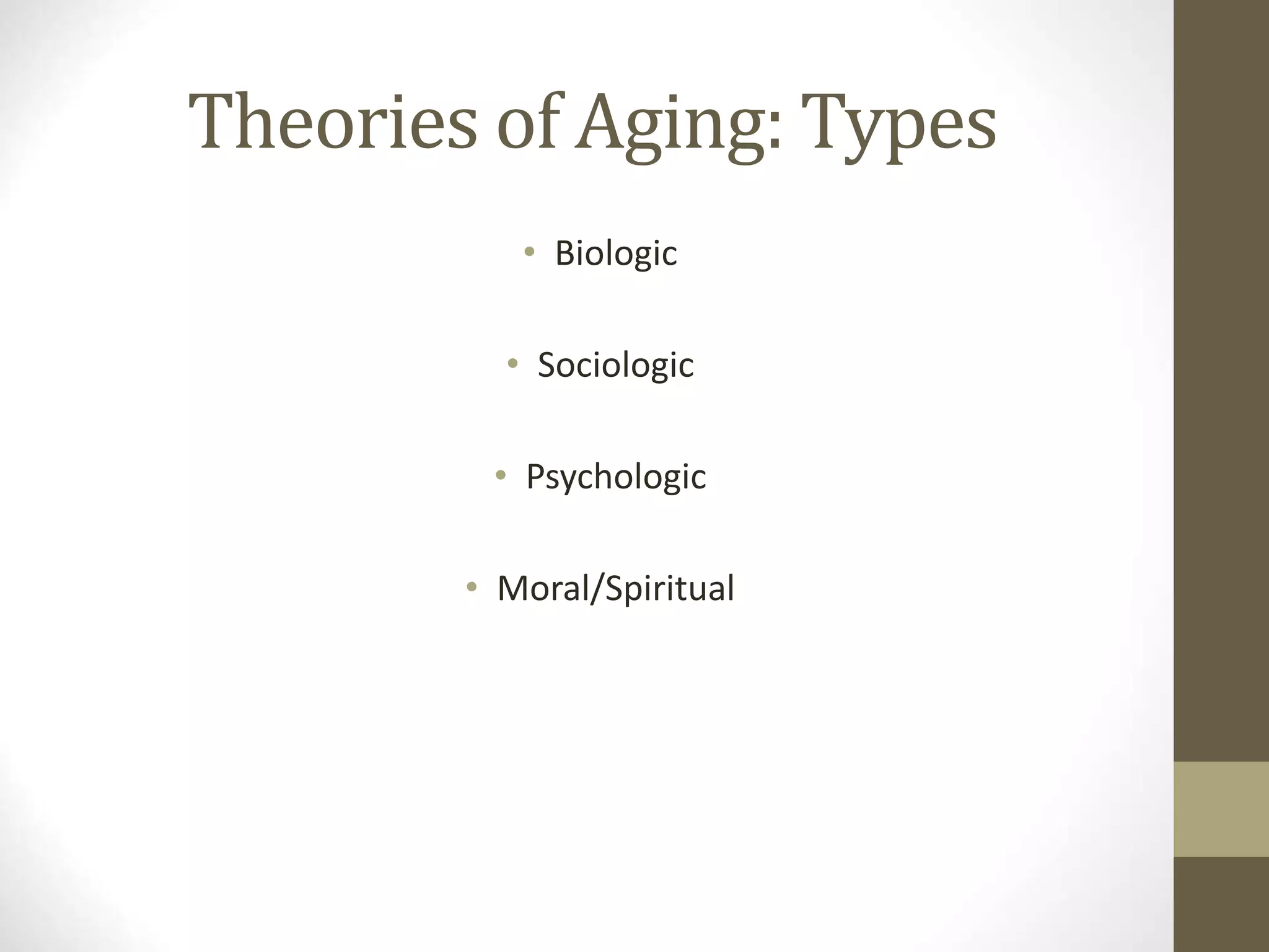 Biology of Aging | PPT