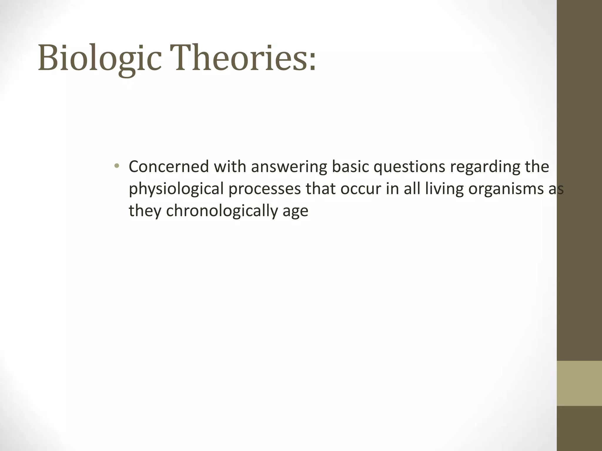 Biology of Aging | PPT