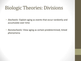 Biology of Aging | PPT