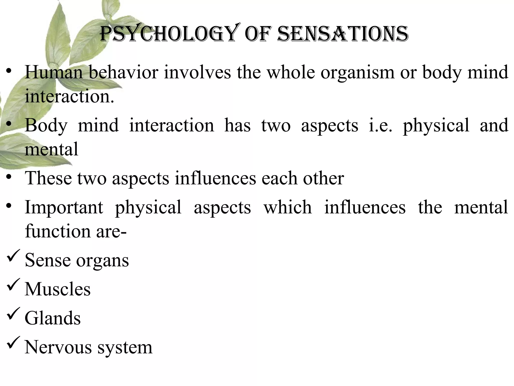 Biology of behavior | PPT