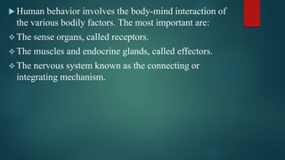 Biology of behaviour | PPTX