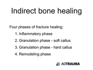 Biology of bone healing v2 | PPTX