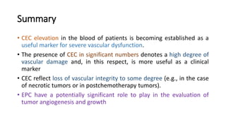 Circulating Endothelial Cells and Endothelial Progenitor Cells | PPT