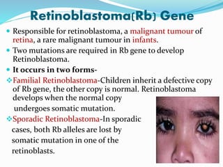 Biology of cancer | PPTX