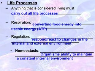Biology of Cells notes | PPT