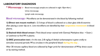 Biology of filarial infections.pptx (Filaria) | PPTX