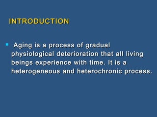Biology of healthy aging and longivity-2018 | PPT