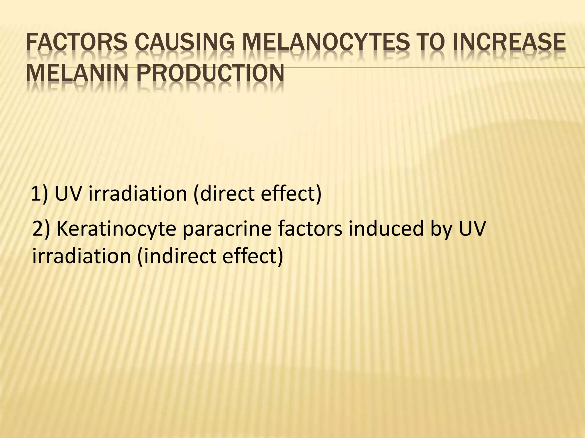 Biology of Melanocyte | PPTX