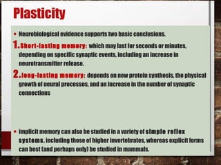 Neurobiology of memory | PPT