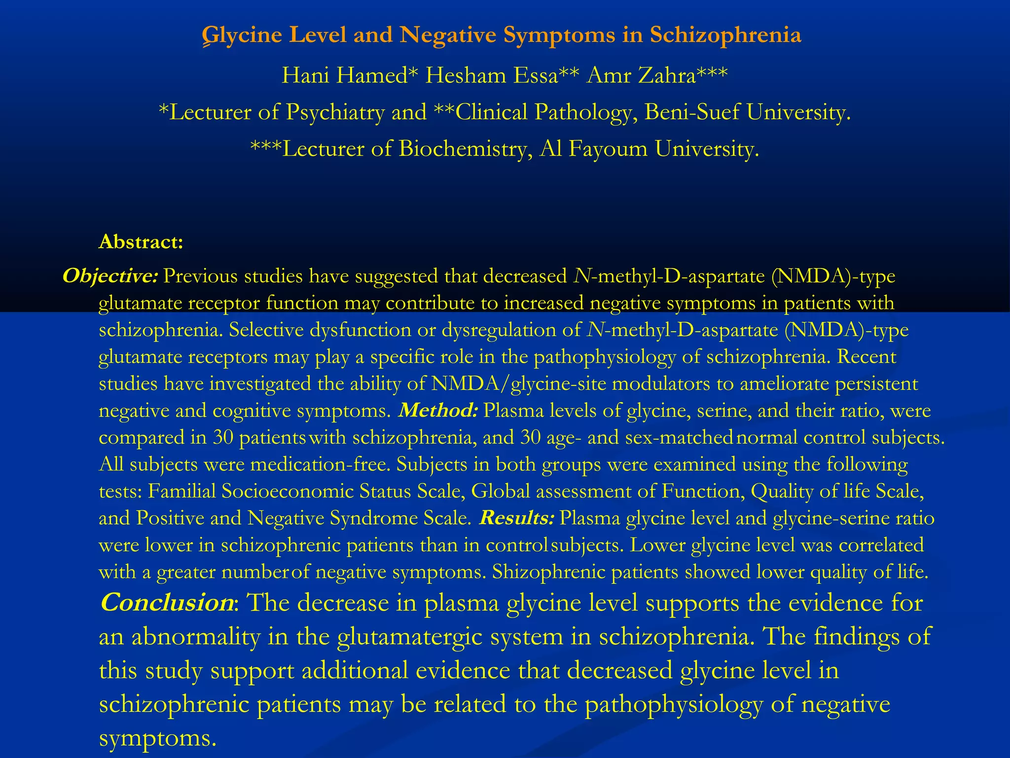 Biology of schizophrenia | PPT