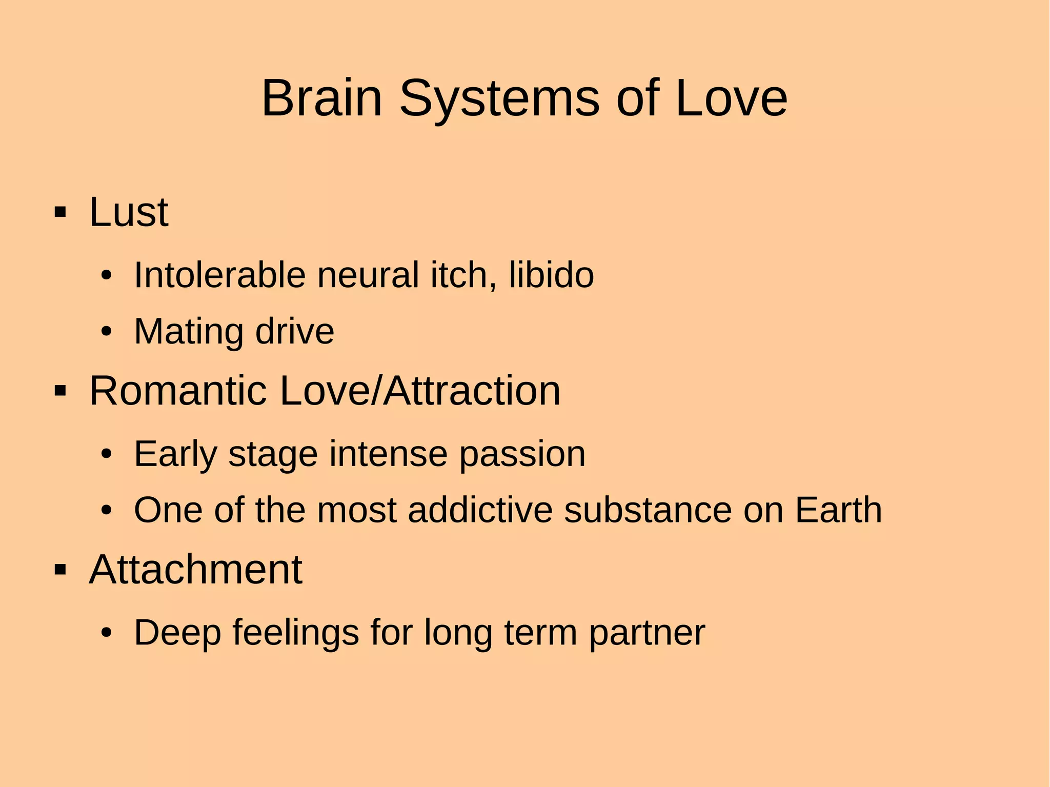 Biology of the brain in love | ODP
