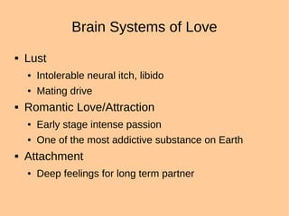 Biology of the brain in love | ODP
