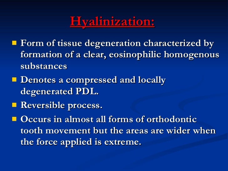 Biology Of Tooth Movement