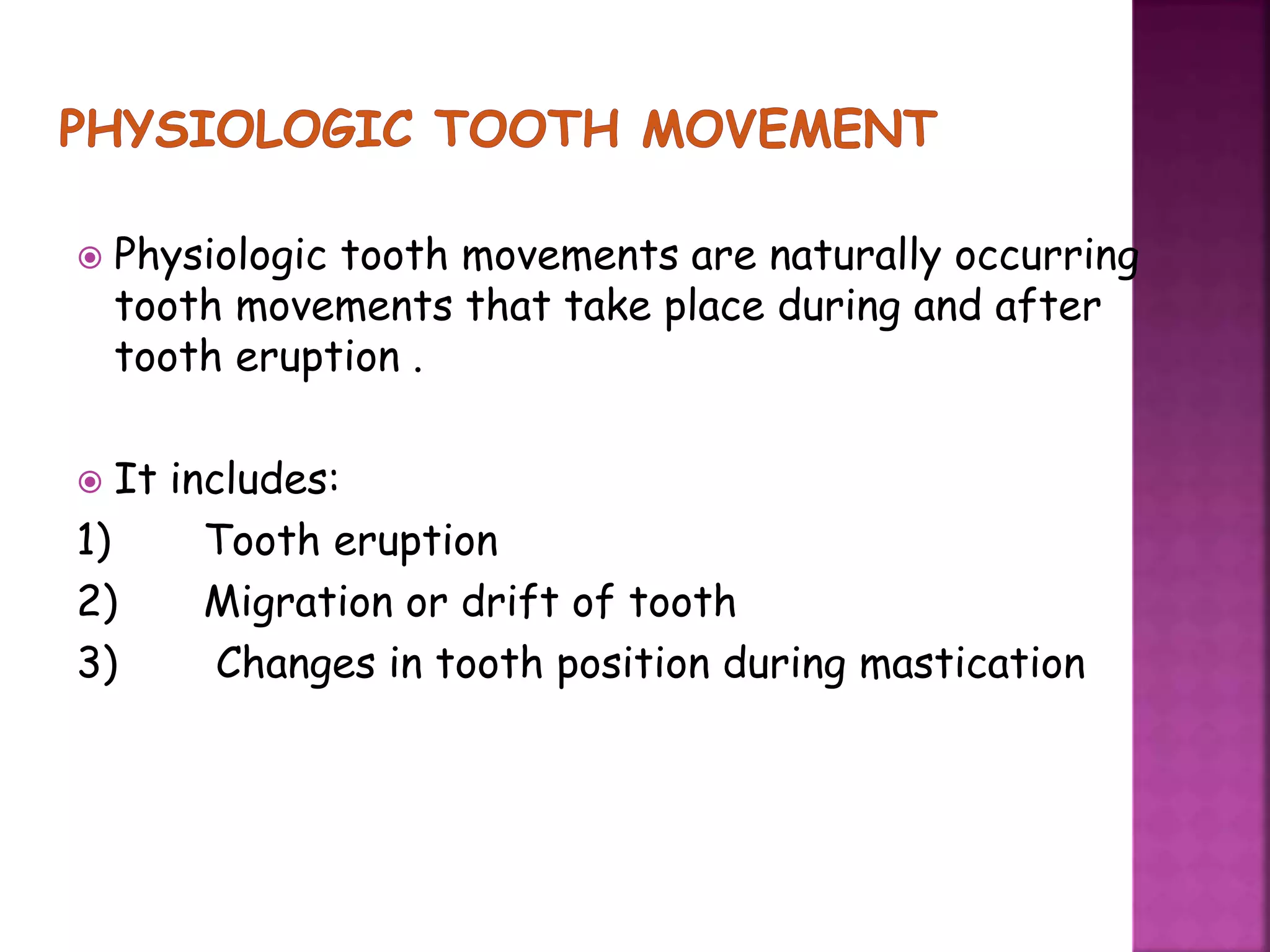 Biology of tooth movement | PPTX