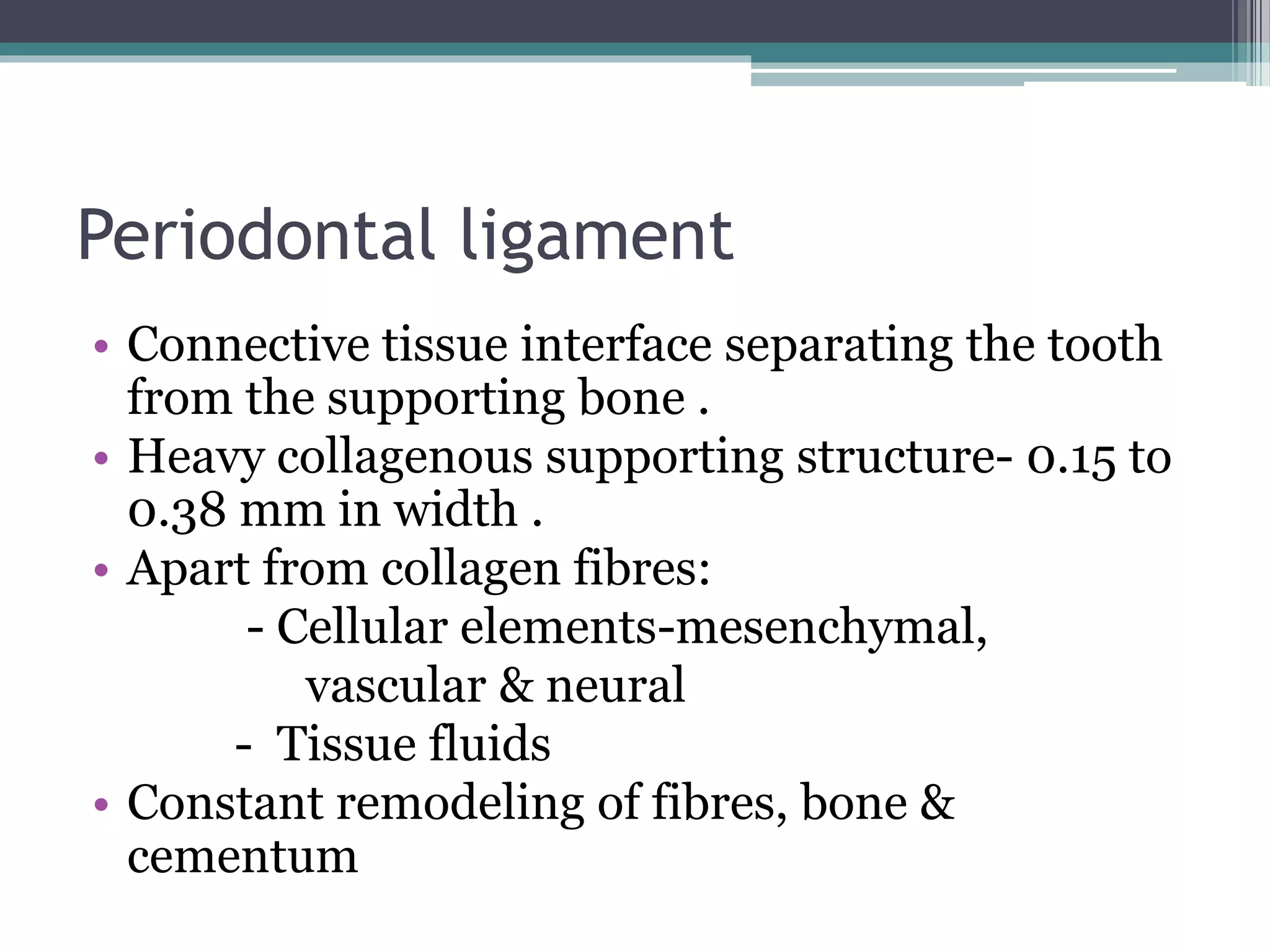 Biology of tooth movement | PPTX