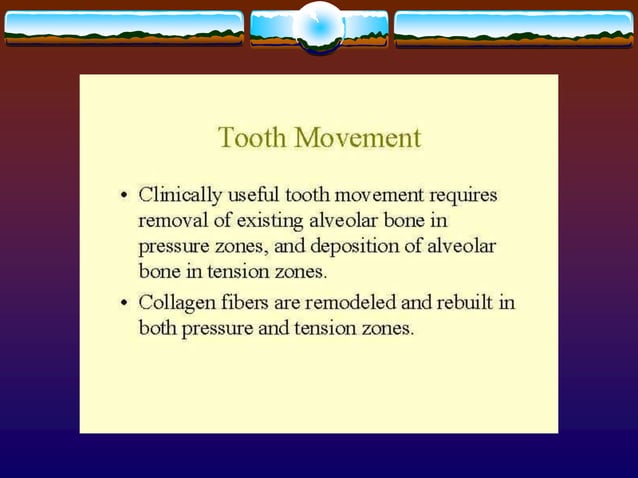 Biology of tooth movement | PPT