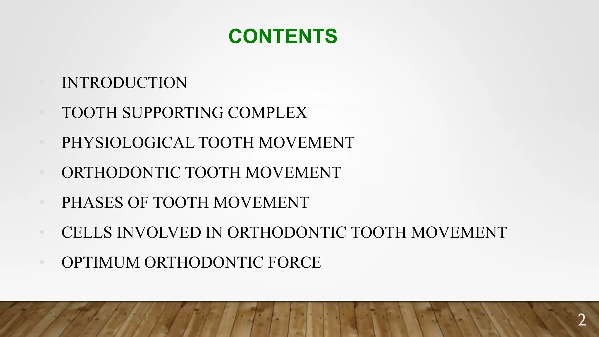BIOLOGY OF TOOTH MOVEMENT IN ORTHODONTICS | PPTX