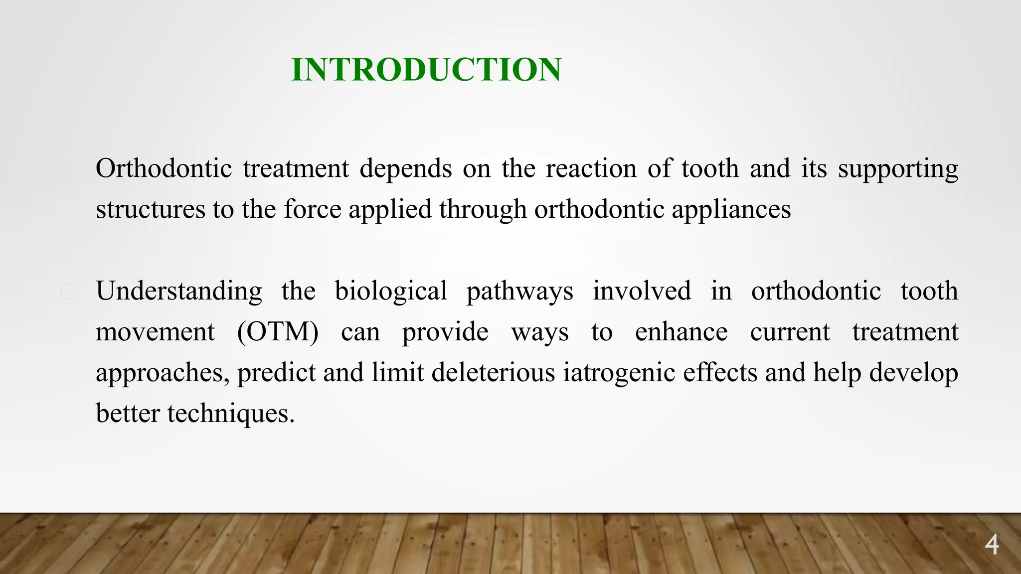 BIOLOGY OF TOOTH MOVEMENT IN ORTHODONTICS | PPTX