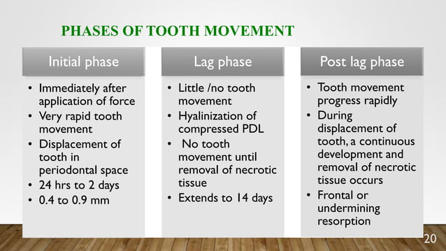 BIOLOGY OF TOOTH MOVEMENT IN ORTHODONTICS | PPTX | Dental Health ...