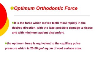 Biology of orthodontic tooth movement | PPT