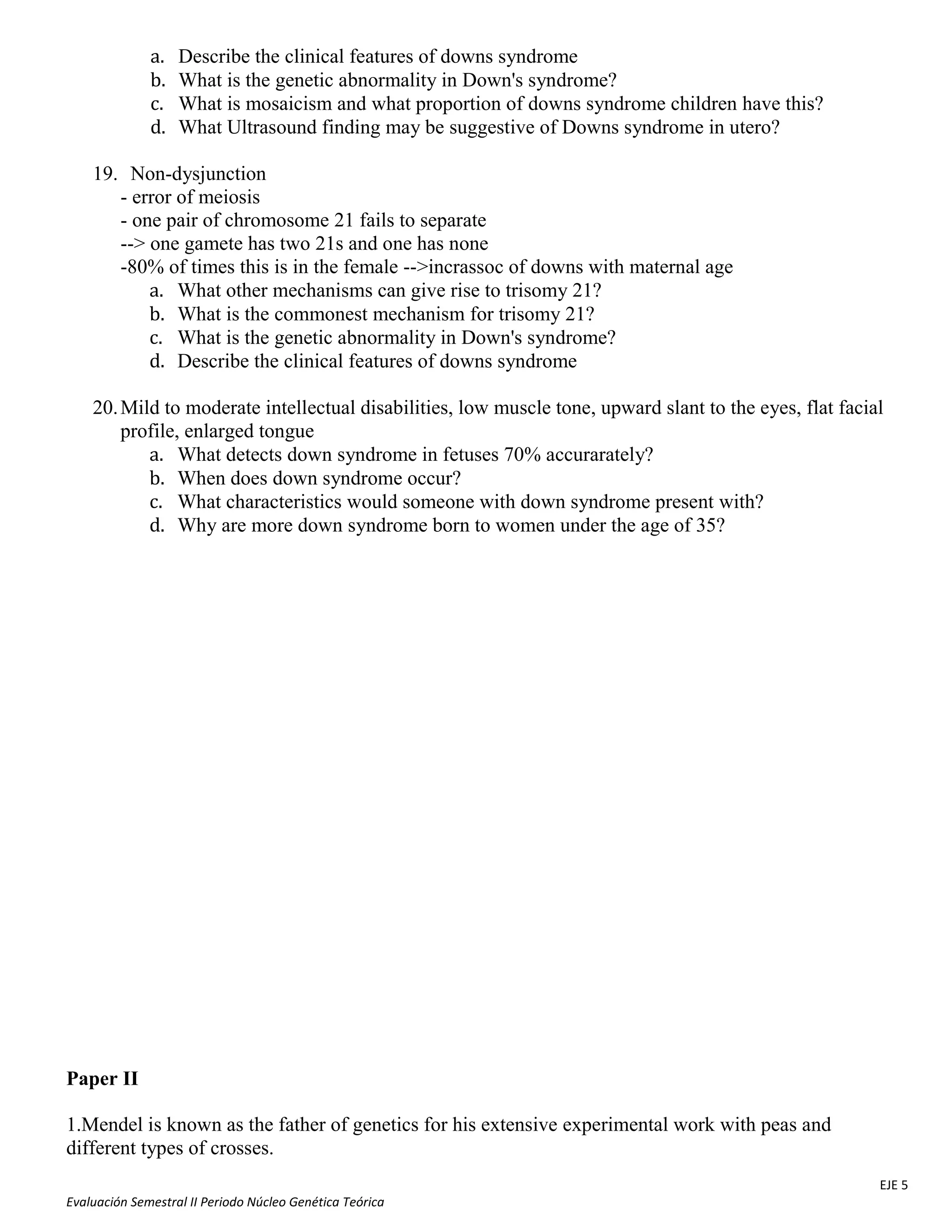 Biology paper 1&2 exam genetic 11 nal dic 11 | DOCX