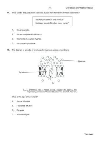Biology_paper_1__HL.pdf | Genetics | Science