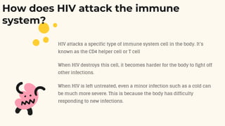 HIV(Human Immunodifficiency Viruses) A-LEVEL Biology PowerPoint | PPTX