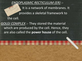 The Cell - It's Structure And Functions | PPT