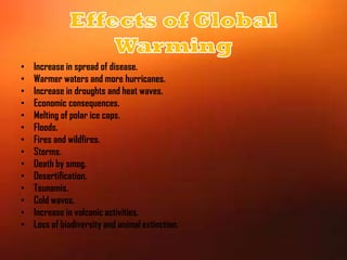 Ozone Layer Depletion, Greenhouse Effect & Global Warming | PPTX
