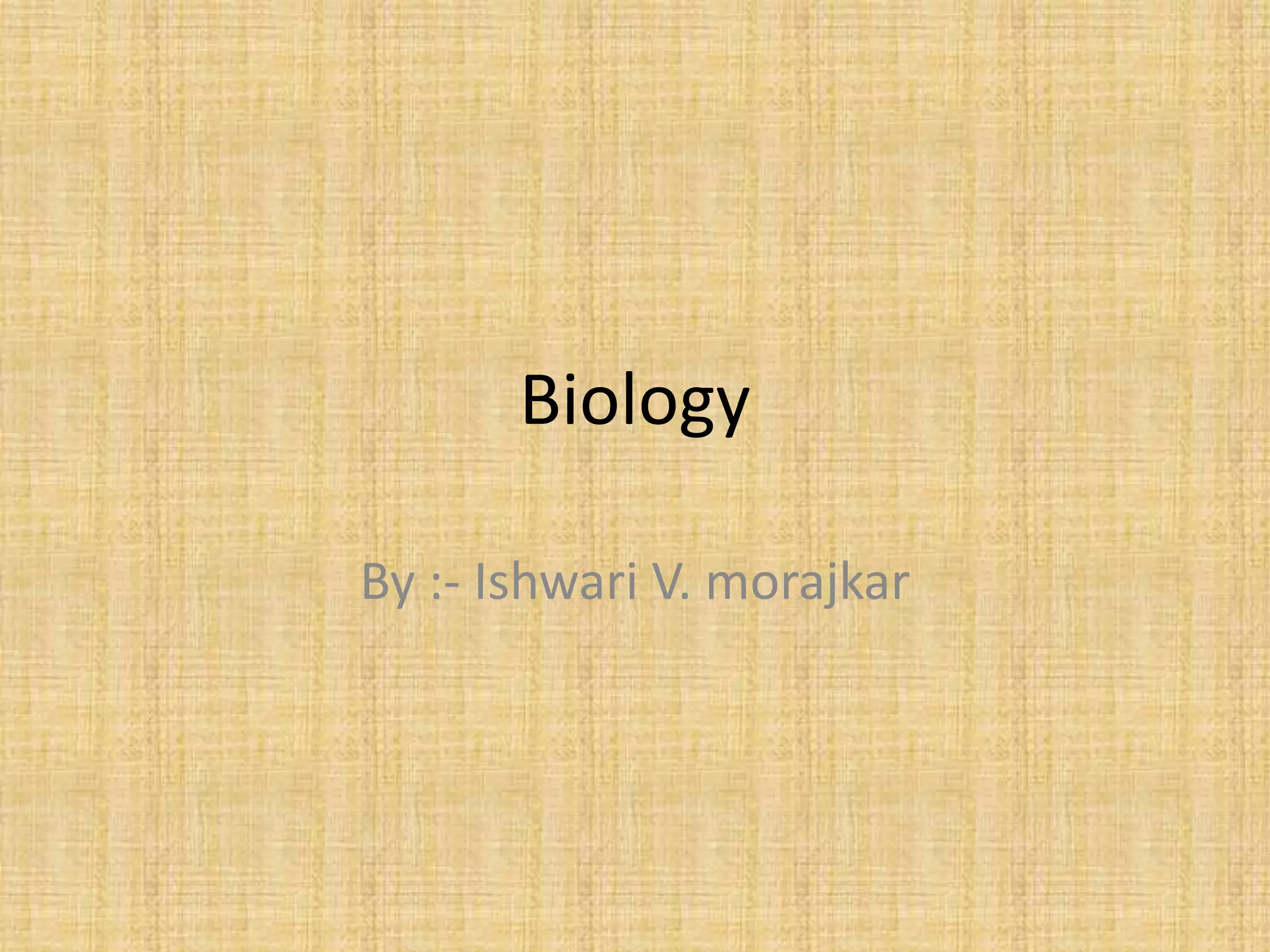Biology - Soil erosion | PPT