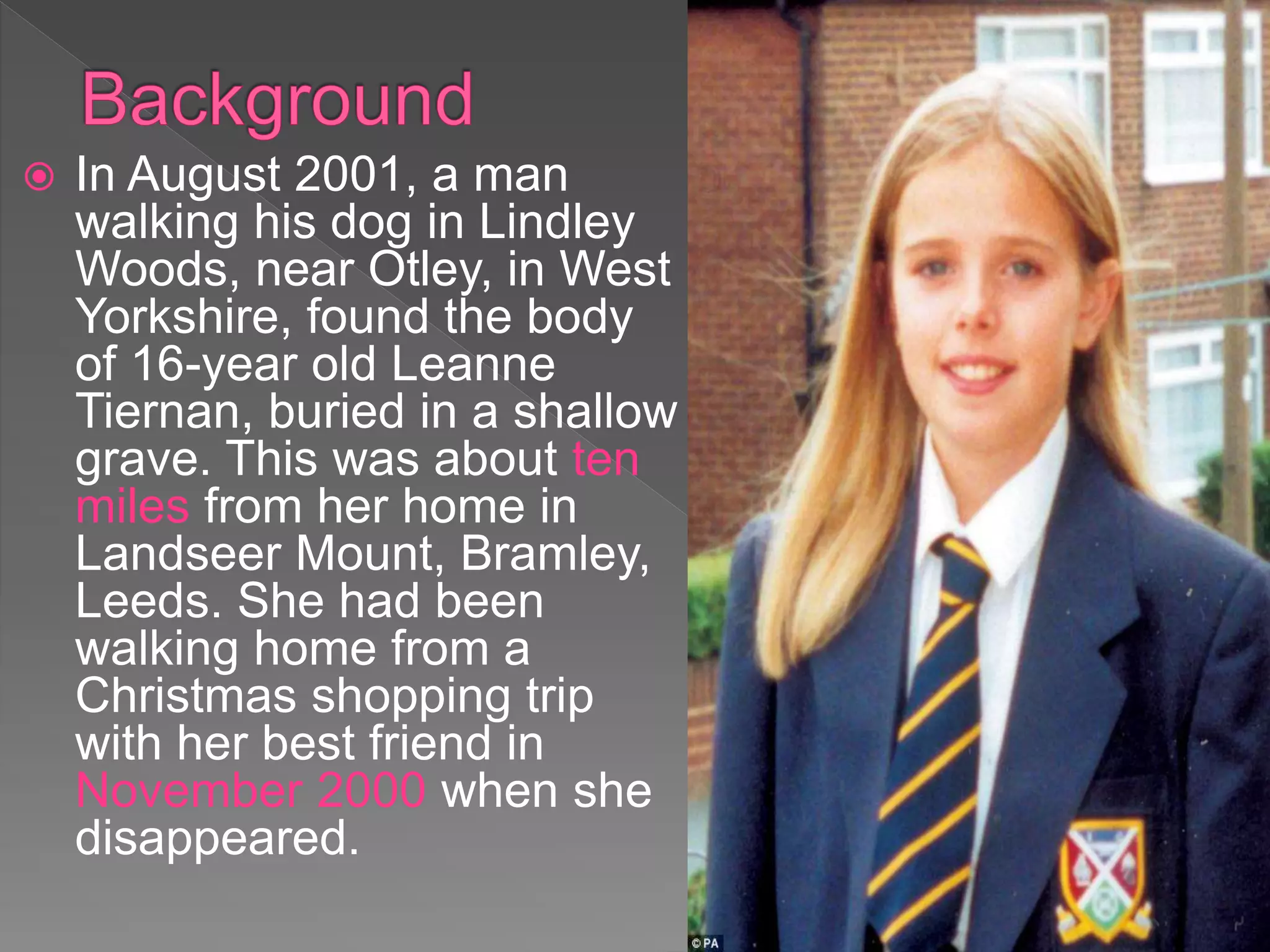 case study on Leanne Tiernan | PPTX