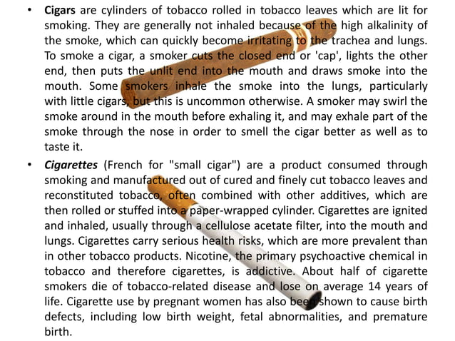 Biology Presentation Tobacco Smoking | PPTX