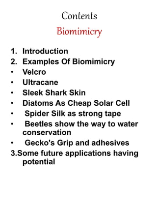 Biomimicry | PPTX