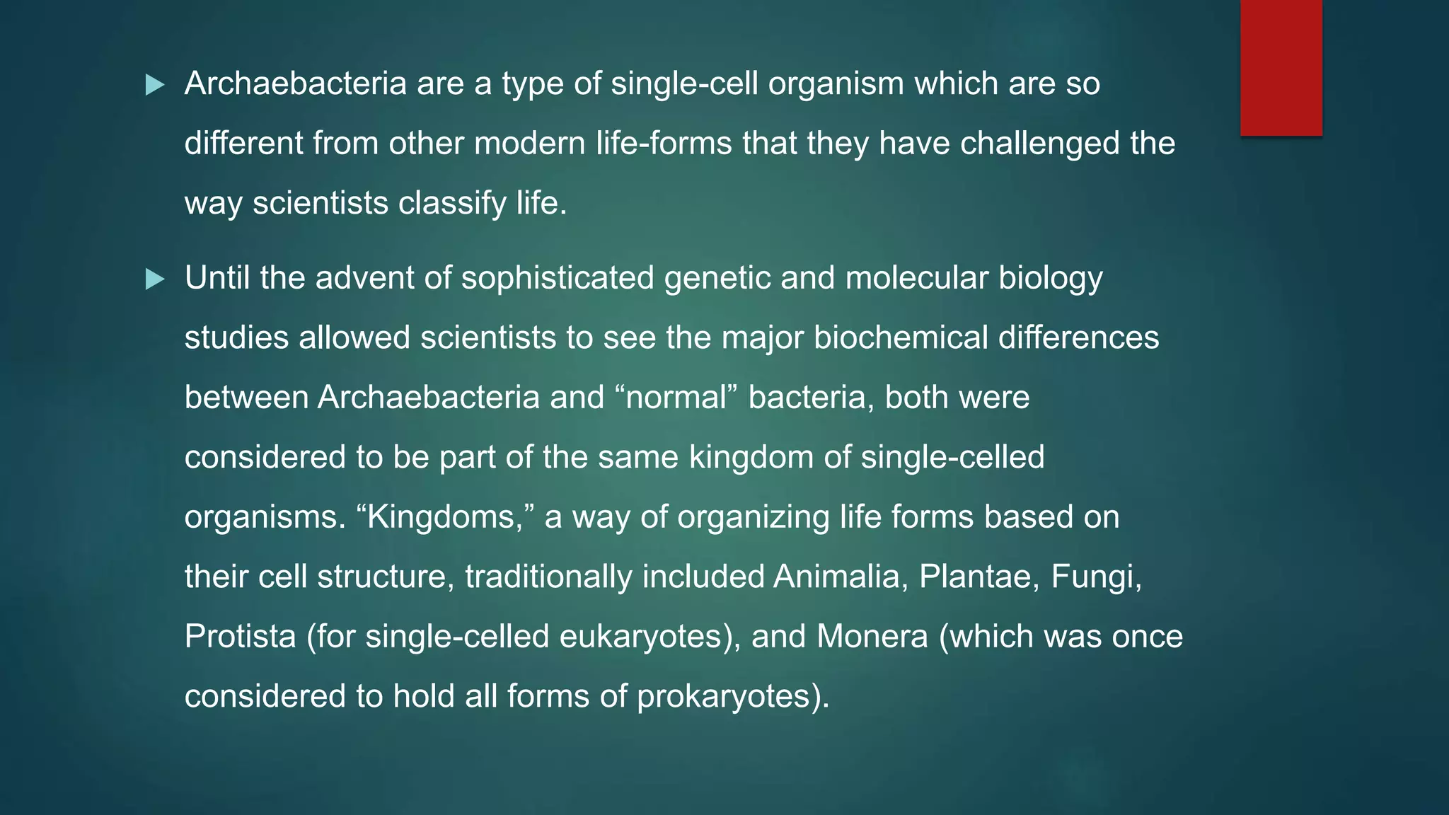 Biology project on Kingdom Monera | PPTX