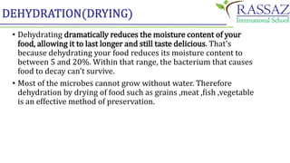 Food Preservation | PPTX | Chemistry | Science