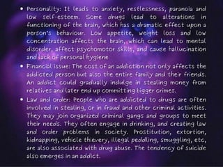 BIOLOGY INVESTIGATORY PROJECT - DRUG ADDICTION-CLASS 12 | PDF