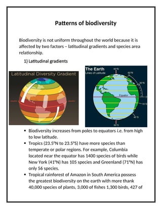Biology Project.docx biodiversity and conservation | DOCX