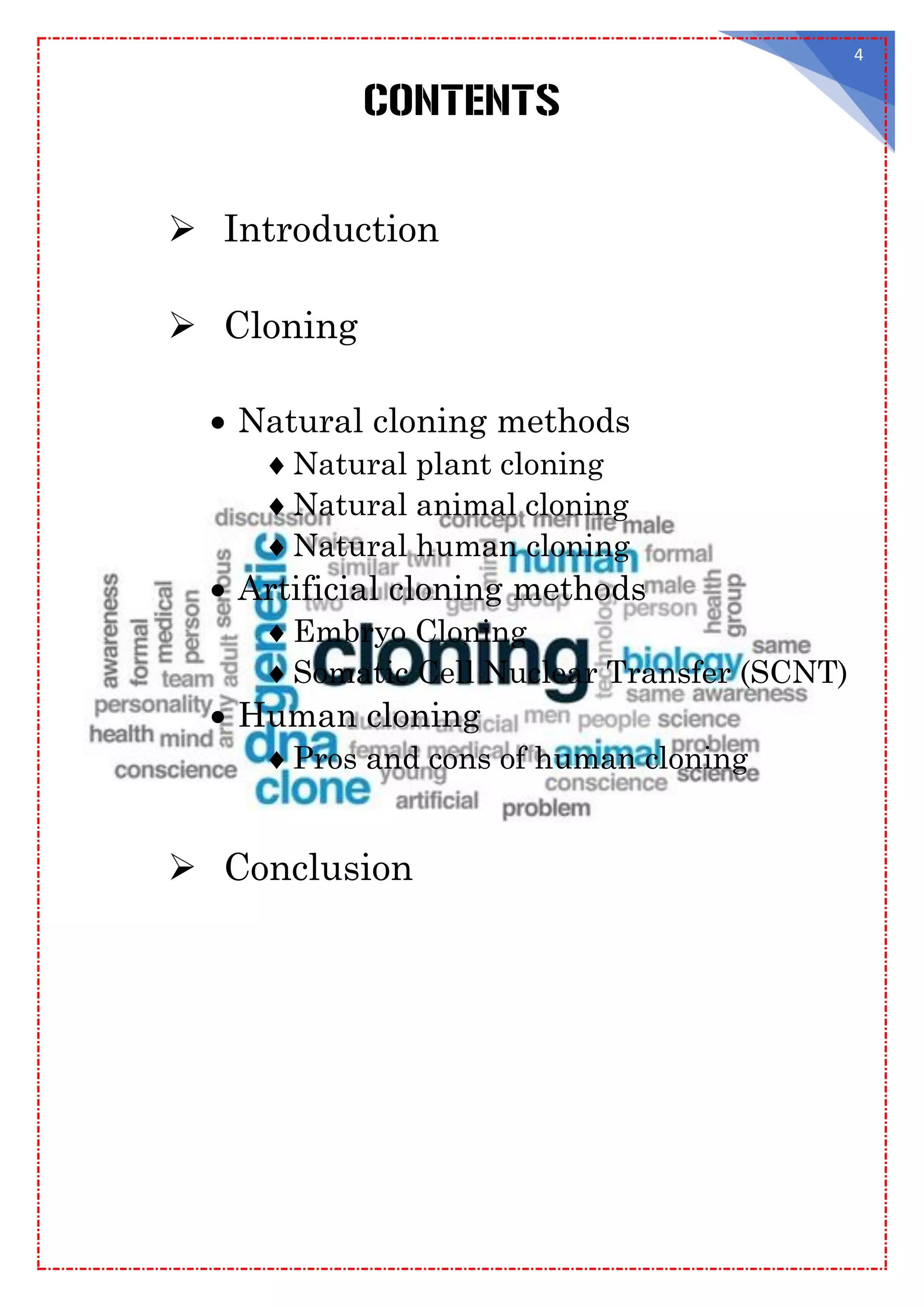 "Cloning 101" -Biology investigatory project (class 12) | PDF